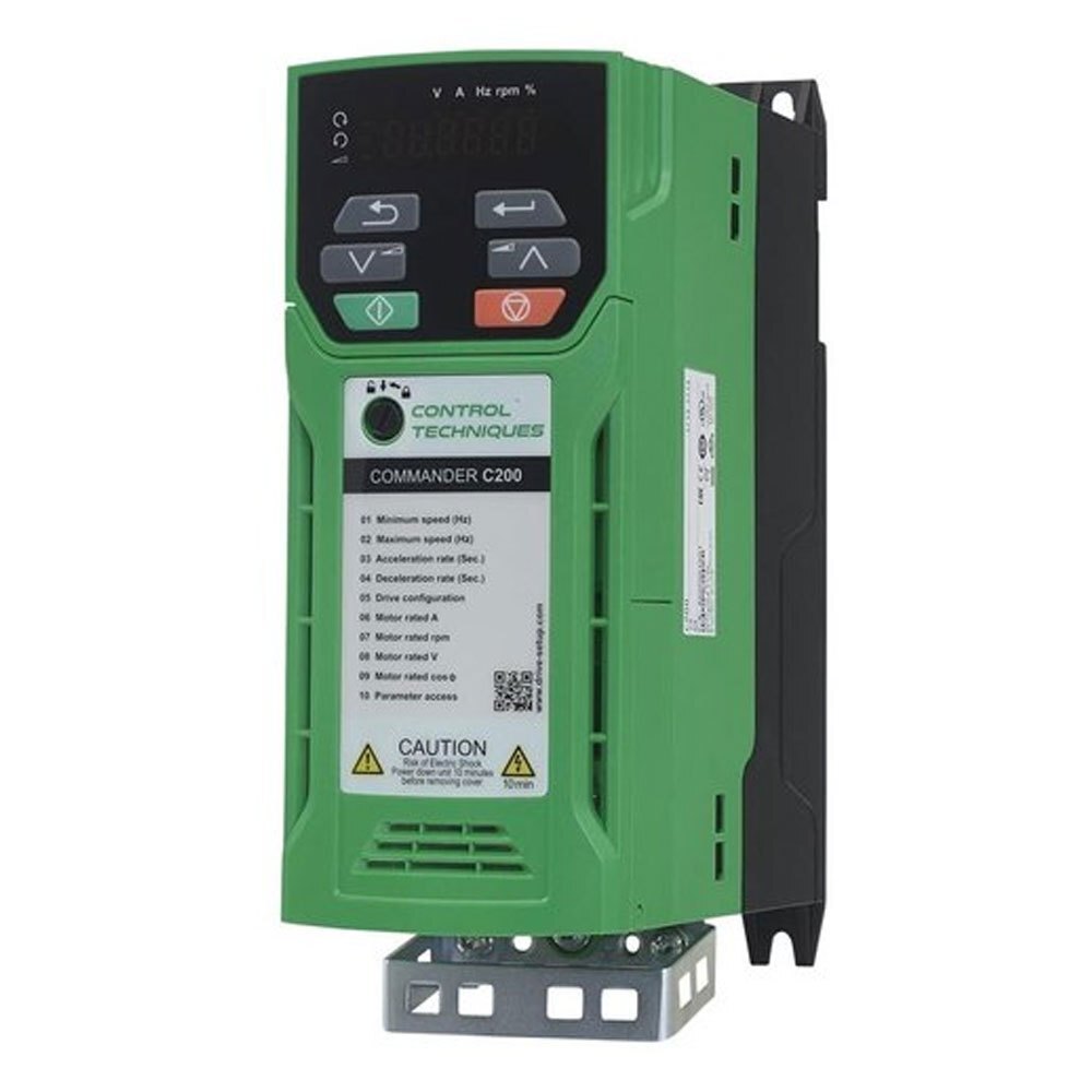 Control Techniques Commander C200 VFD – 1.5 kW, 3-Phase, 380/480V ...