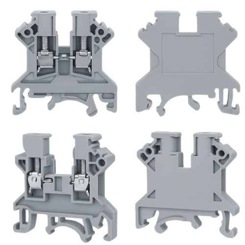 Buy Connectwell CTS 2.5UN 2.5 sq.mm Feed Through Terminal Block - Grey ...