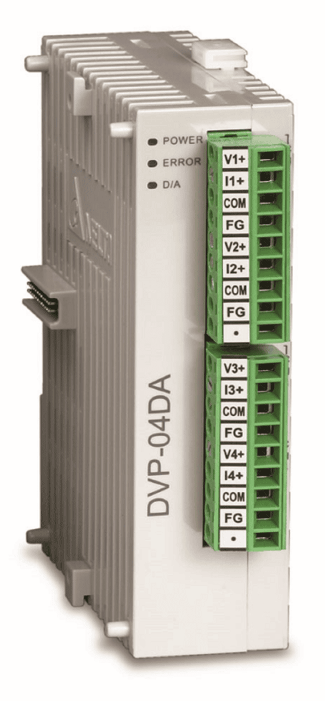 Delta DVP04DA-S Analog Output Module | 4-Channel, 12-bit Resolution | PLC Expansion Module