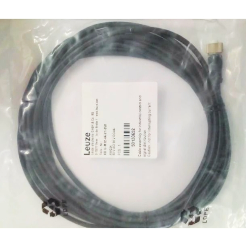 Leuze KD U-M12-4A-V1-050 M12 4-Pin Sensor Cable 5m