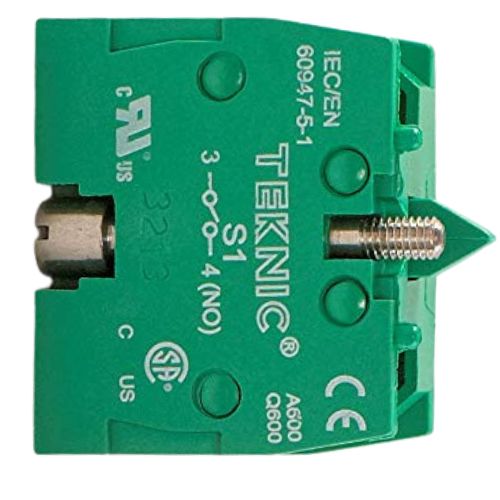 Buy Teknic S1 Contact Block (NO) – Push Button Switch Contact | Best Price