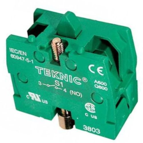 Buy Teknic S1 Contact Block (NO) – Push Button Switch Contact | Best Price